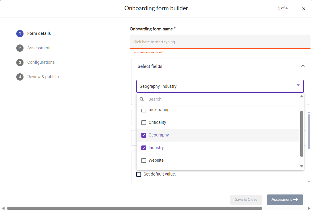 Onboarding your vendors
